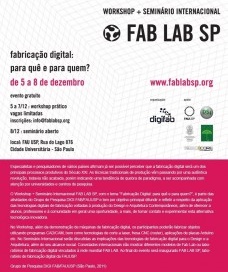 Workshop e Seminário Internacional FAB LAB SP – events | vitruvius